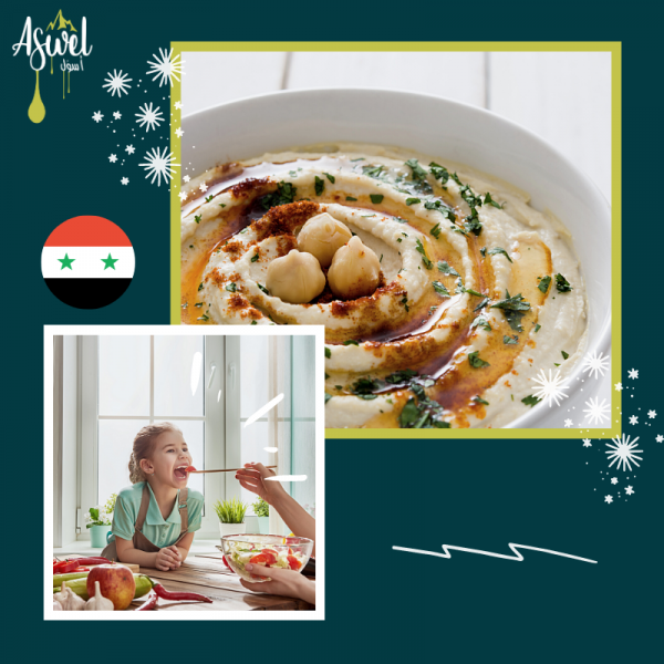 Syrian humus with olive oil - ASWEL